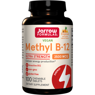 Methyl B-12 Tropical 2500 mcg, 100 Chewable Tablets | Jarrow Formulas